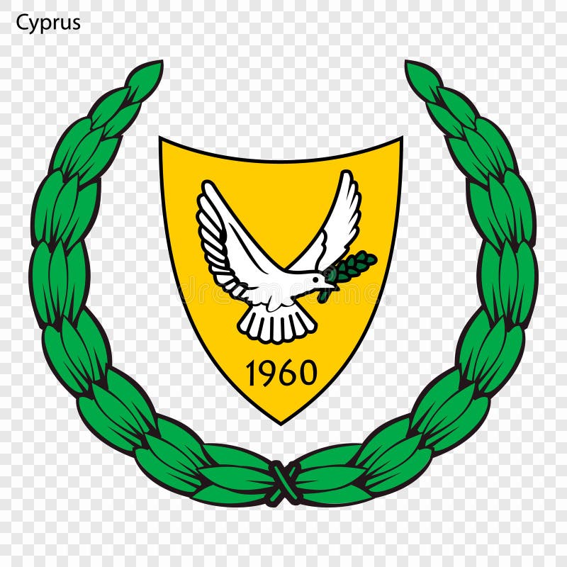 Cyprus Coat Of Arms, Vector Illustration Stock Vector - Illustration of ...