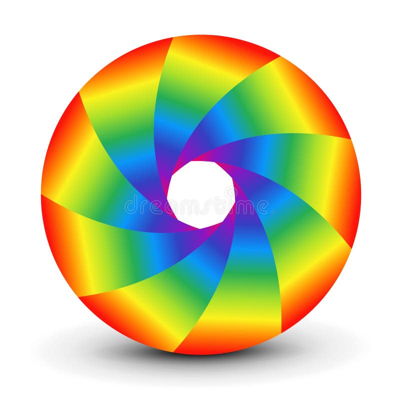 Symbol 3D shutter stock vector. Illustration of lens - 138902865