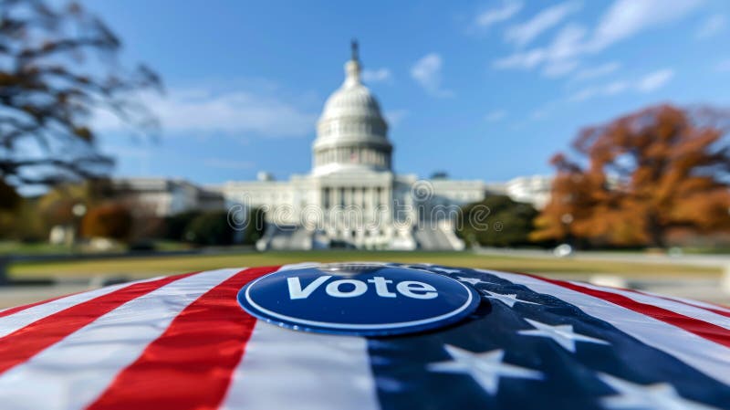 Symbol of Democracy: Vote for the Future. Make Your Choice. AI ...