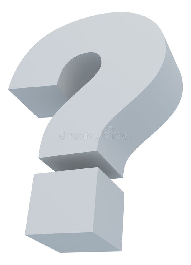 Symbol der Befragung-3D stock abbildung. Illustration von frage - 14779200