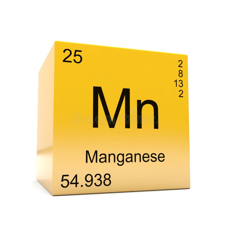 Mangan - Mangan - Sechseckige Form Des Periodensystems Des Chemischen ...