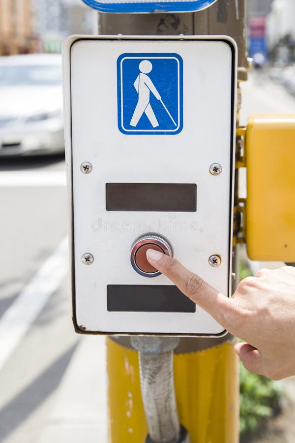 Symbol for Disabled Person at the Traffic Light Stock Image - Image of ...