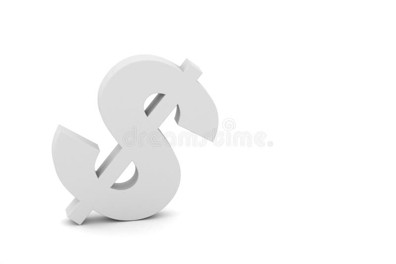 Symbol dolara ilustracji. Ilustracja złożonej z etykietka - 4678022