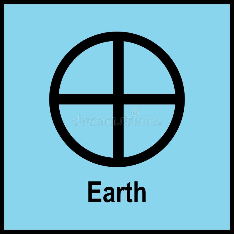 Symbol of the Earth stock illustration. Illustration of cosmic - 382887895