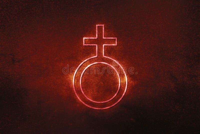 Planet Earth Symbol. Earth Sign. Abstract Night Sky Background Stock ...