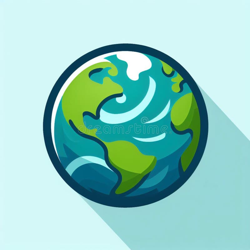 Earth Vector Logo Illustration Stock Illustration - Illustration of ...