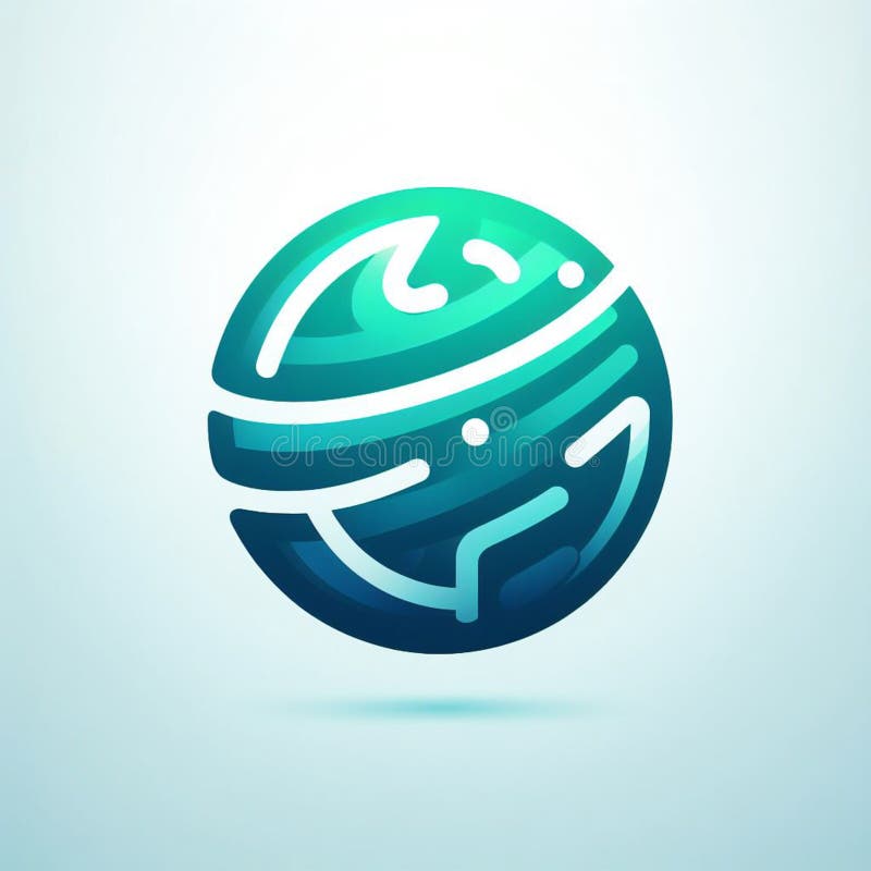 Earth Vector Logo Illustration Stock Illustration - Illustration of ...