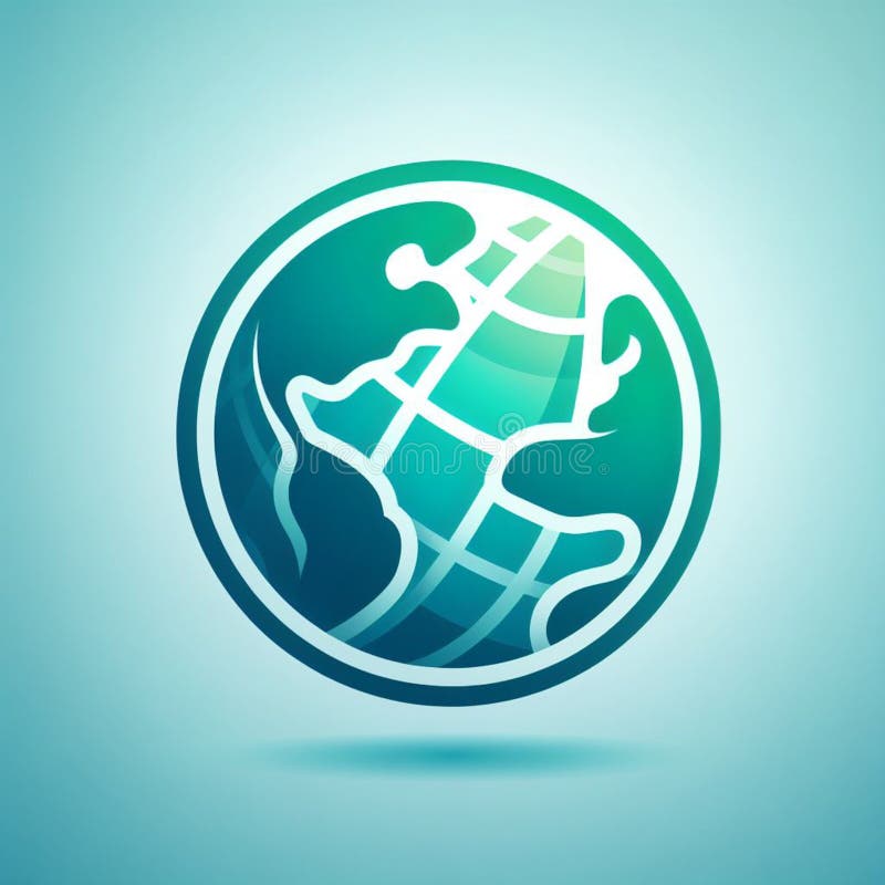 Earth Vector Logo Illustration Stock Illustration - Illustration of ...