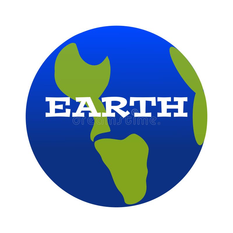 Symbol of the Earth Planet is Polluted by Waste Stock Vector ...