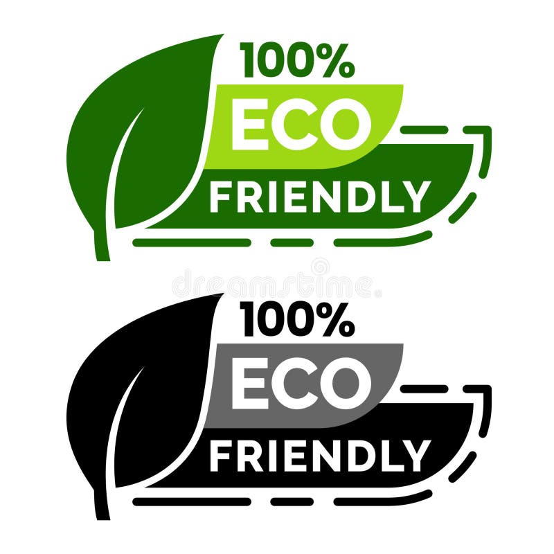 Set of Eco Friendly Icons. Ecologic Food Stamps. Organic Natural Food ...