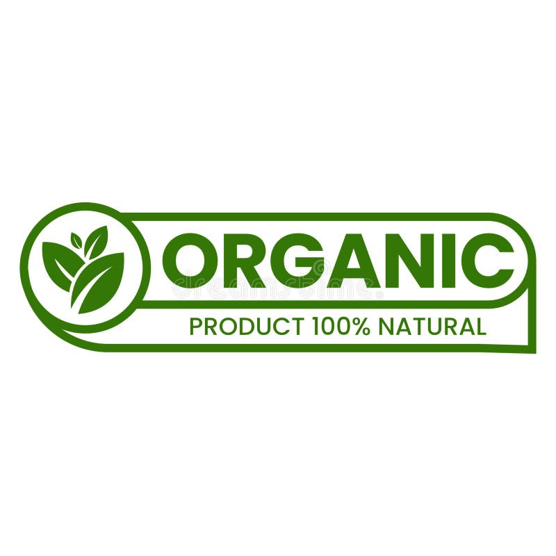 Set of Eco Friendly Icons. Ecologic Food Stamps. Organic Natural Food ...