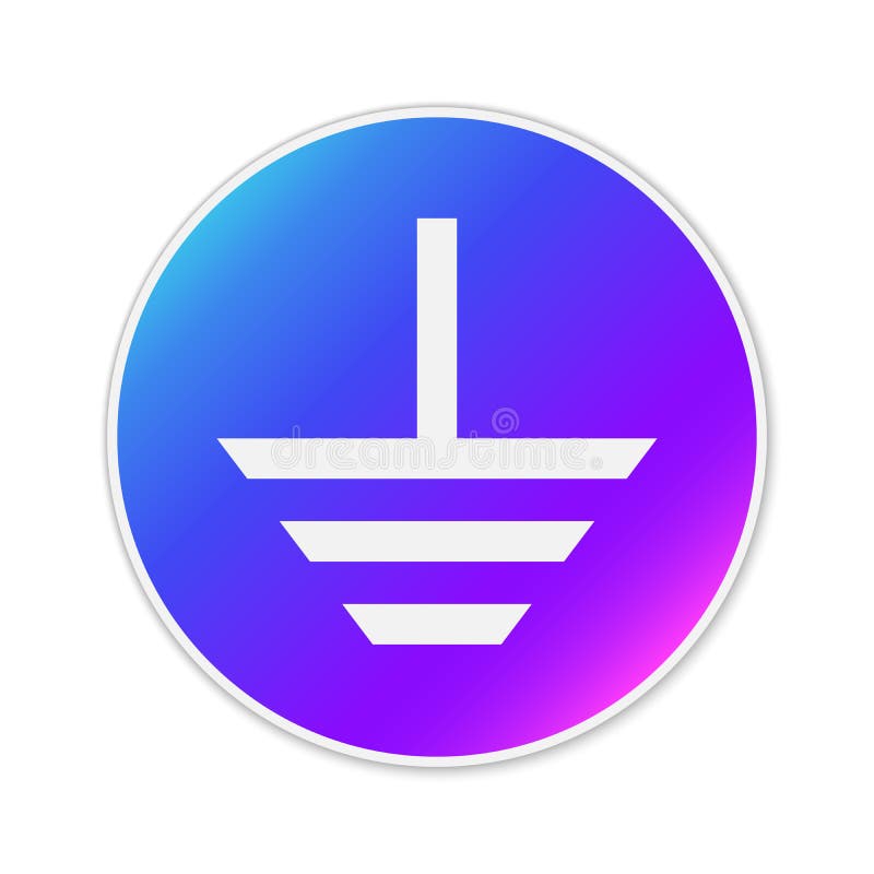Electrical Grounding Symbol - Vector Stock Illustration - Illustration ...