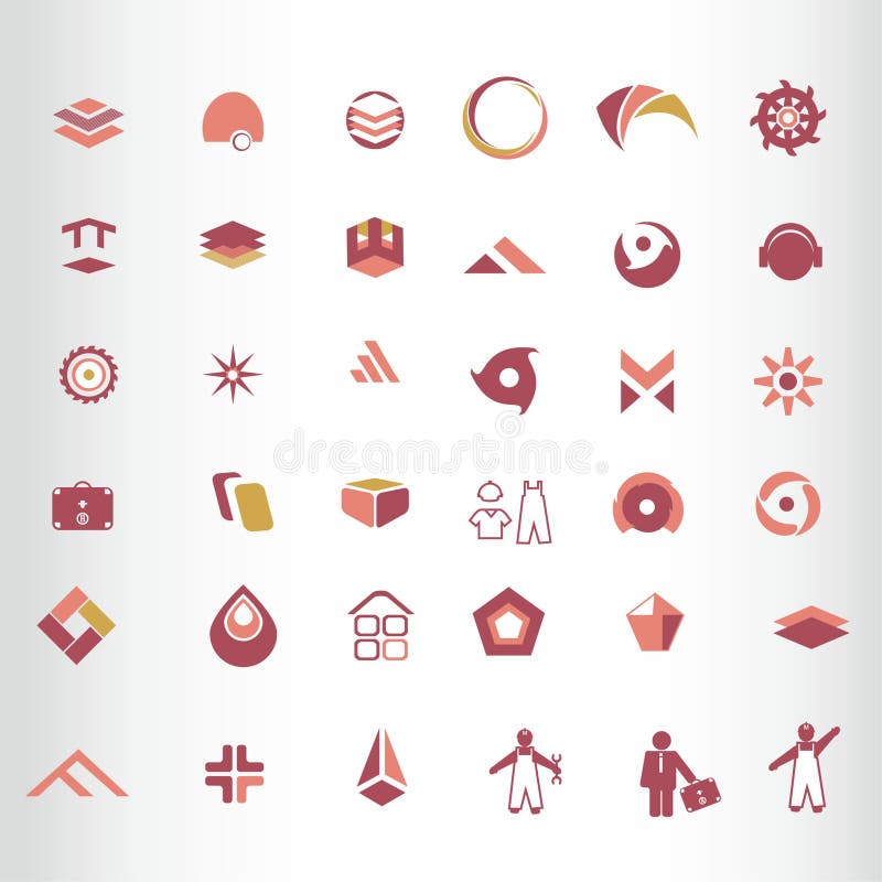 Vector logo design stock vector. Illustration of colors - 12549923