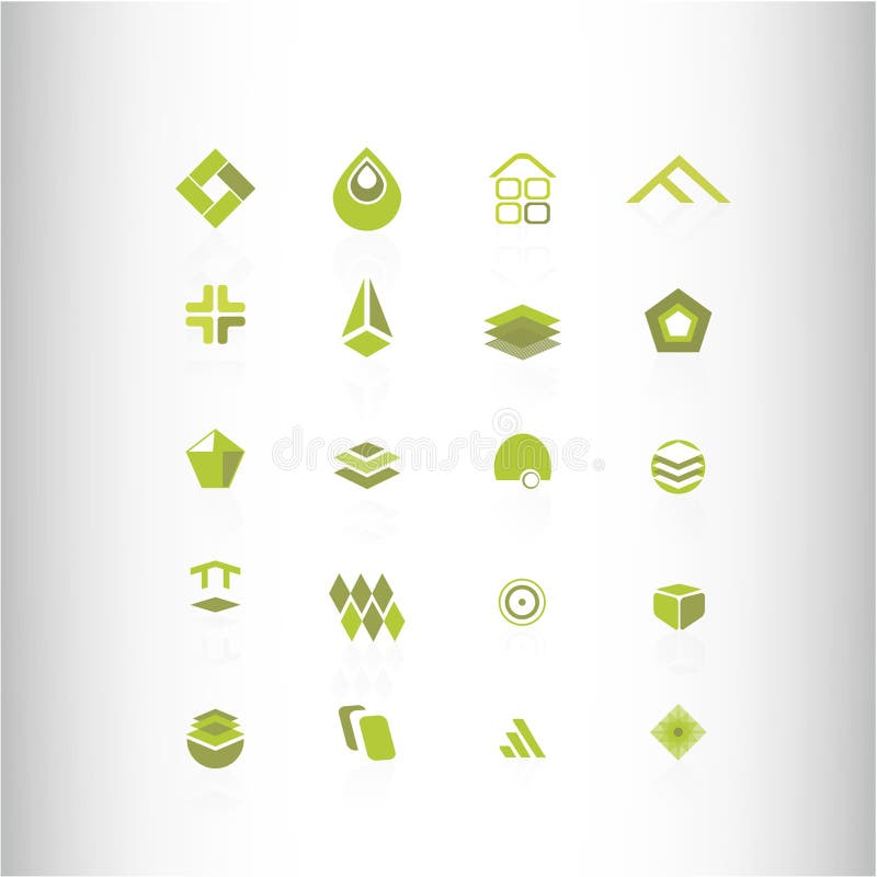 Symbol elements set stock illustration. Illustration of geometric ...