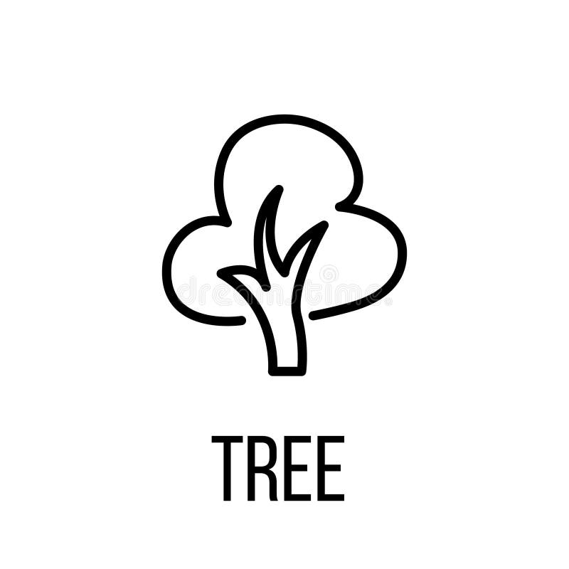 Symbol Eller Logo I Den Moderna Linjen Stil Vektor Illustrationer ...