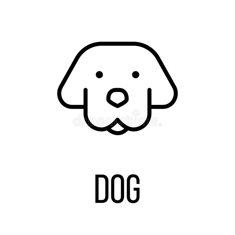 Symbol Eller Logo I Den Moderna Linjen Stil Vektor Illustrationer ...