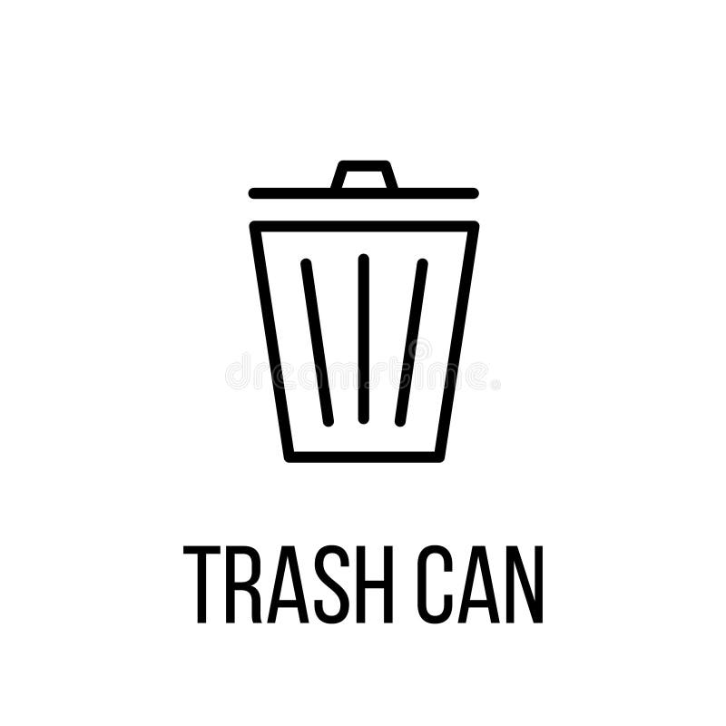 Symbol Eller Logo I Den Moderna Linjen Stil Vektor Illustrationer ...