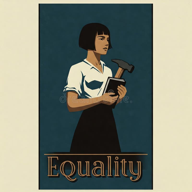 Symbol of Empowerment and Progress Stock Illustration - Illustration of ...