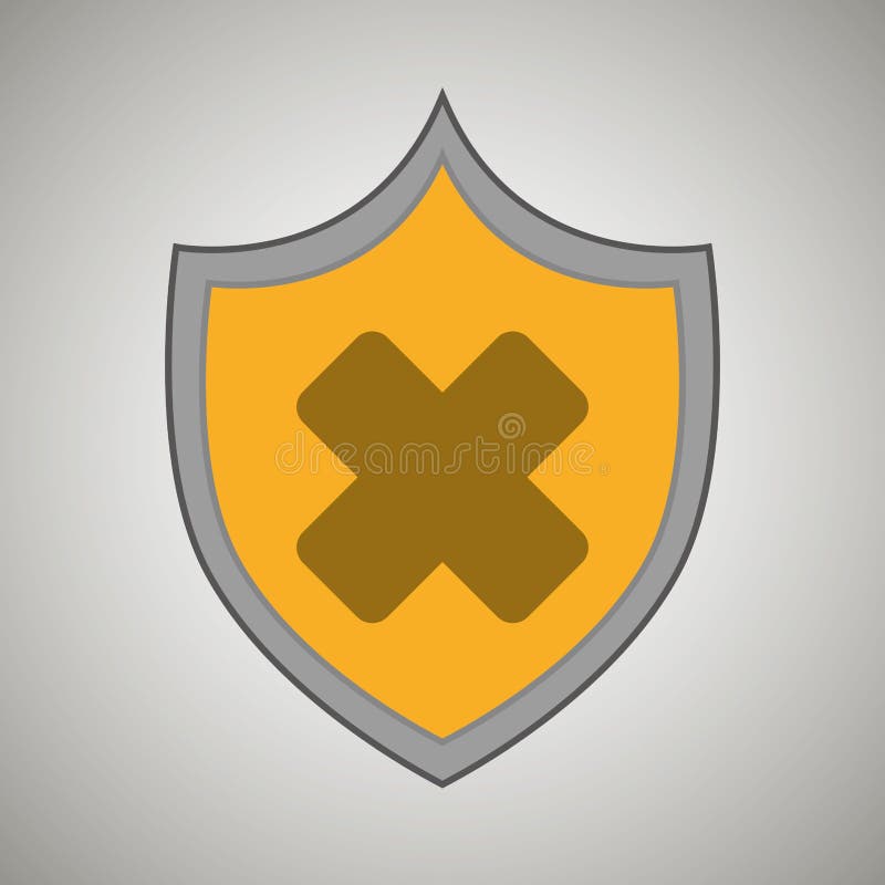 Symbol error system data stock illustration. Illustration of security ...