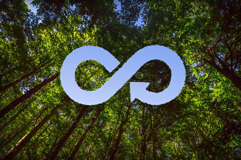 Symbol for Eternity stock photo. Image of green, flow - 206770174