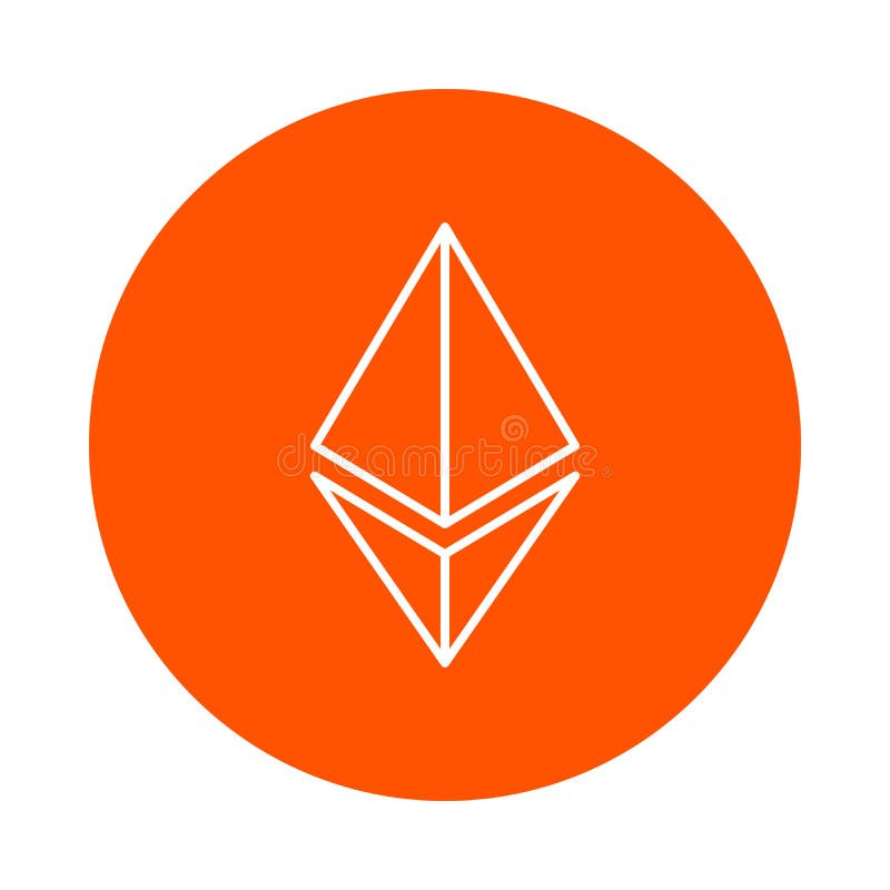 Ethereum Crypto Currency Orange Circle Icon Stock Vector - Illustration ... Ethereum Crypto Currency Orange Circle Icon Stock Vector - Illustration ...