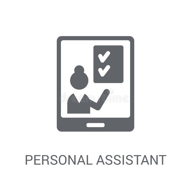 Symbol För Personlig Assistent Vektor Illustrationer - Illustration av ...