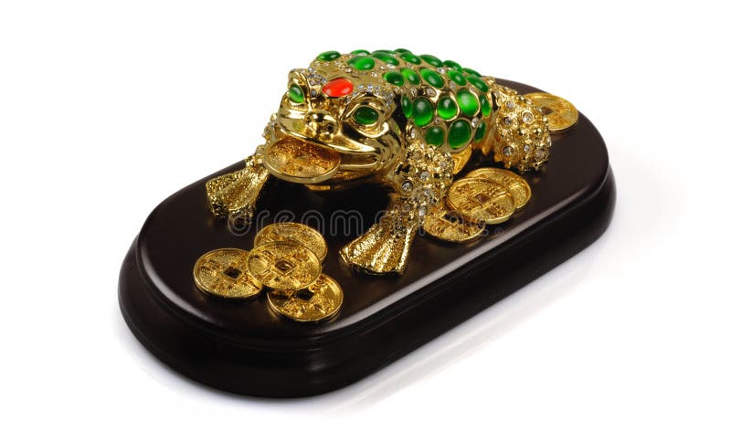 Chinese Feng Shui Money Frog-symbol of Wealth Stock Photo - Image of ...