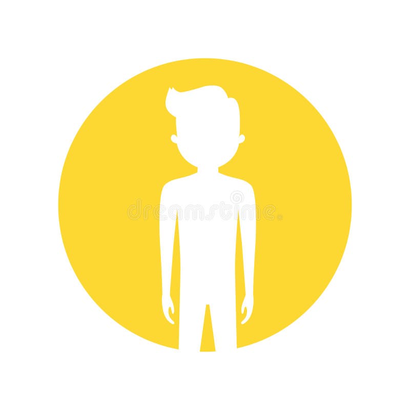 Symbol Figure Body Man Icon Image Stock Illustration - Illustration of ...