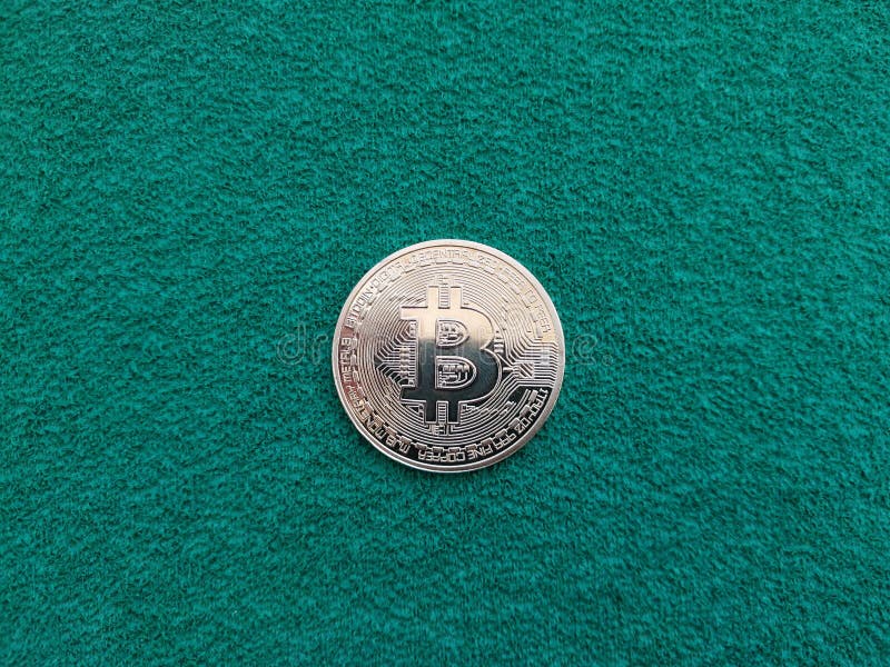 Symbol of the First Cryptocurrency Bitcoin Stock Photo - Image of ...