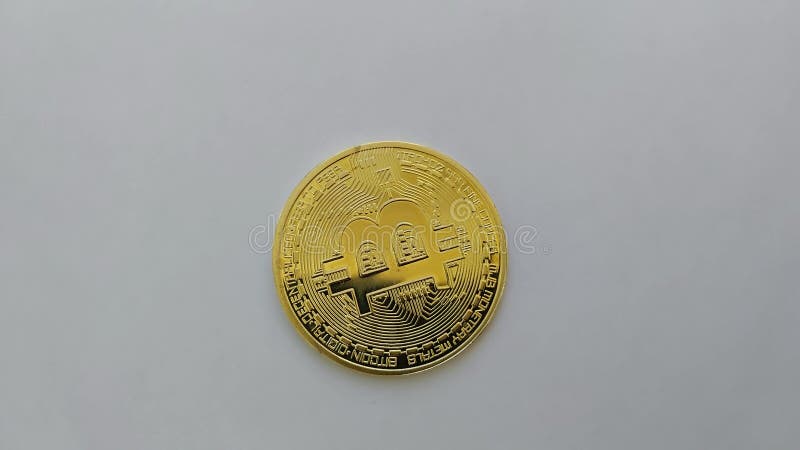 Symbol of the First Cryptocurrency Bitcoin Stock Video - Video of ...