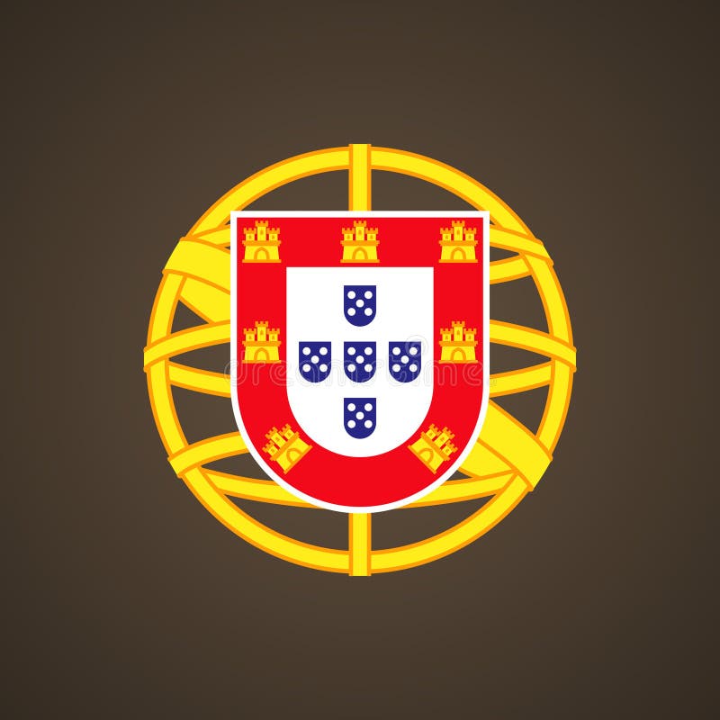 Symbol from the Flag of Portugal Stock Vector - Illustration of ...