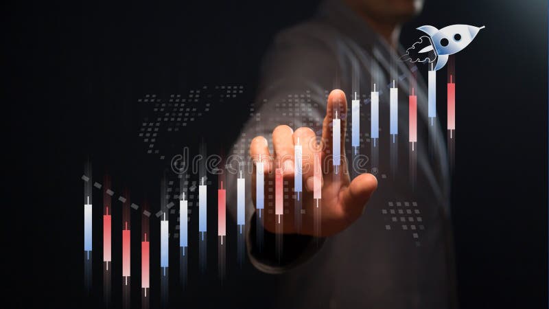 A Symbol of a Flying Rocket, Indicated by a Point of Light on the ...