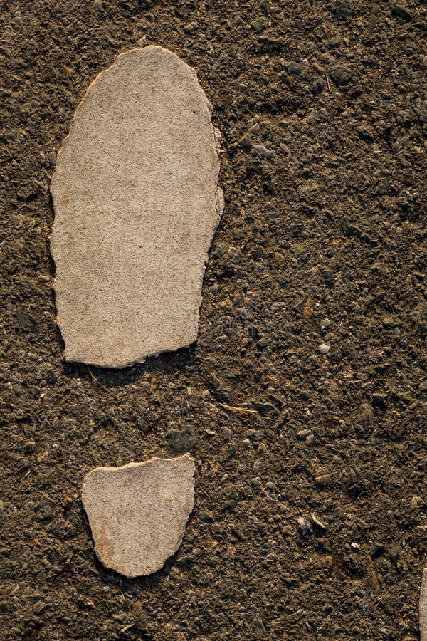 Symbol of foot walk lane stock photo. Image of rough - 54616286