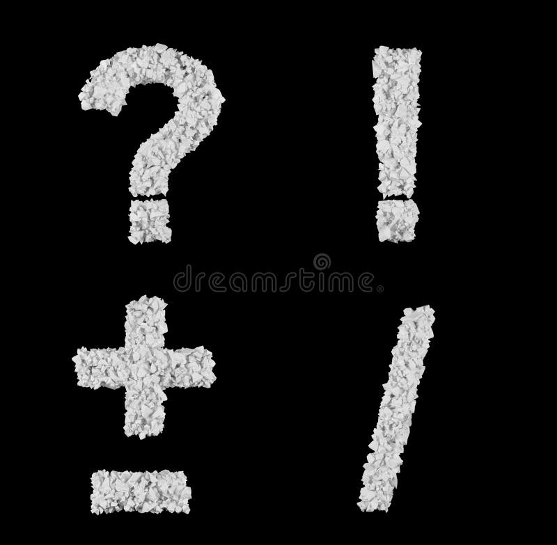 Symbol of fragments stock illustration. Illustration of break - 49507582