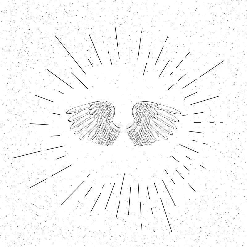 Symbol of Freedom - Wings of Freedom Icon Concept Vector Illustration ...