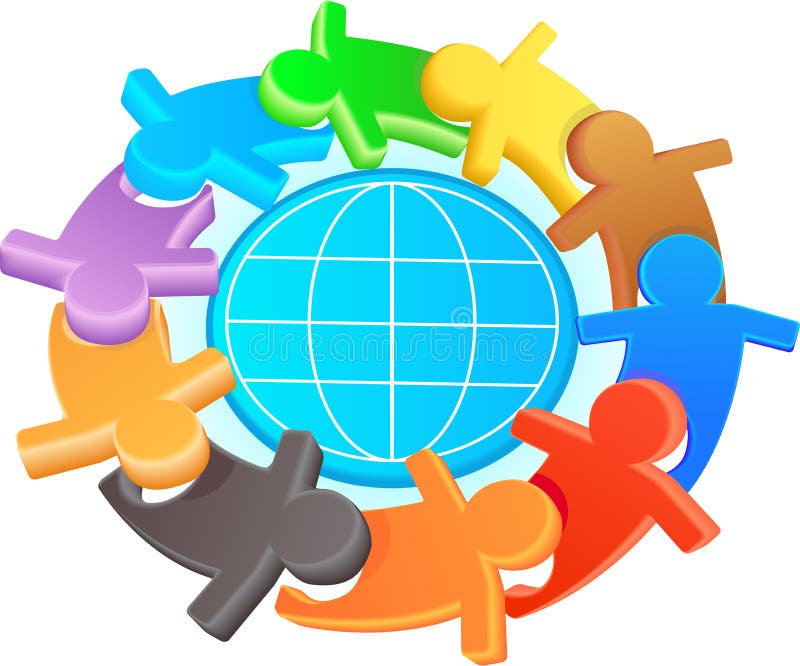 Symbol of Friendship and Solidarity Stock Vector - Illustration of ...