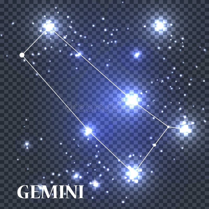 Symbol Gemini Zodiac Sign. Vector Illustration Stock Vector ...