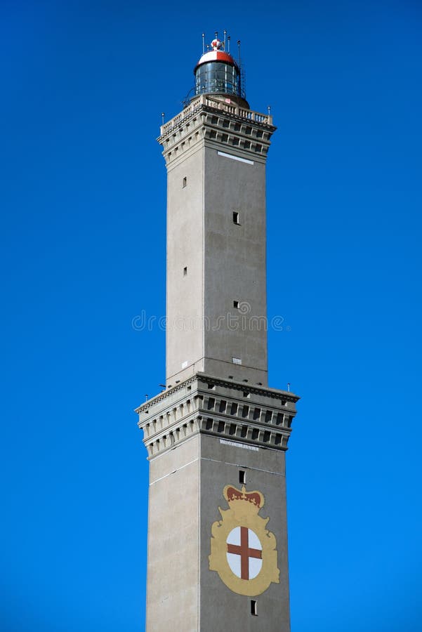 Symbol of Genoa, Italy. stock photo. Image of beam, attention - 35600680