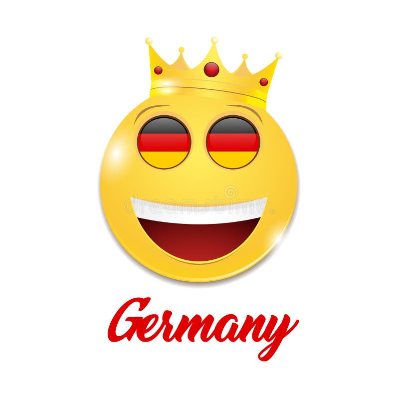 Germany smiley stock illustration. Illustration of button - 41117664