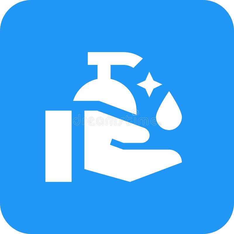 Symbol of hand cleaning. stock photo. Image of poster - 338138938