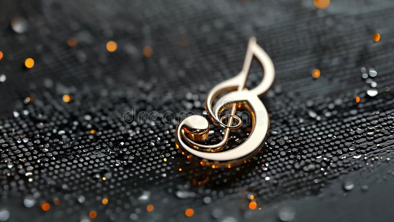 Symbol of Harmony: a Video Featuring the Treble Clef As it Gracefully ...