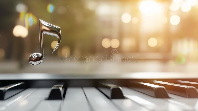 Symbol of Harmony: a Video Featuring the Treble Clef As it Gracefully ...