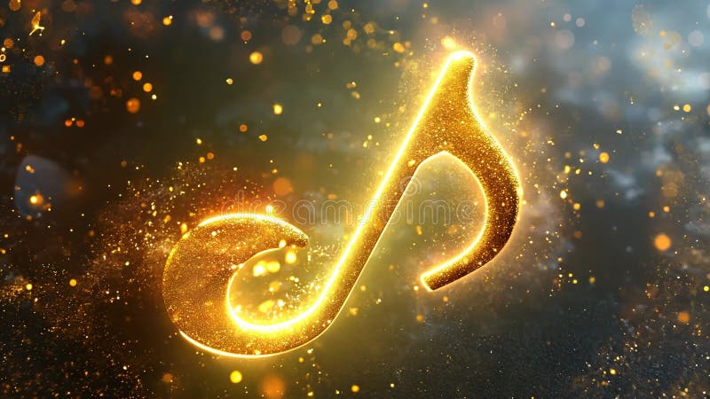 Symbol of Harmony: a Video Featuring the Treble Clef As it Gracefully ...