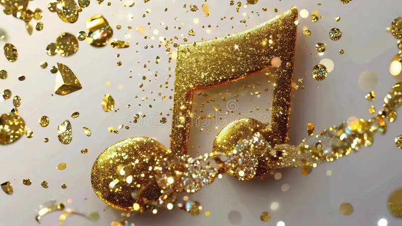 Symbol of Harmony: a Video Featuring the Treble Clef As it Gracefully ...