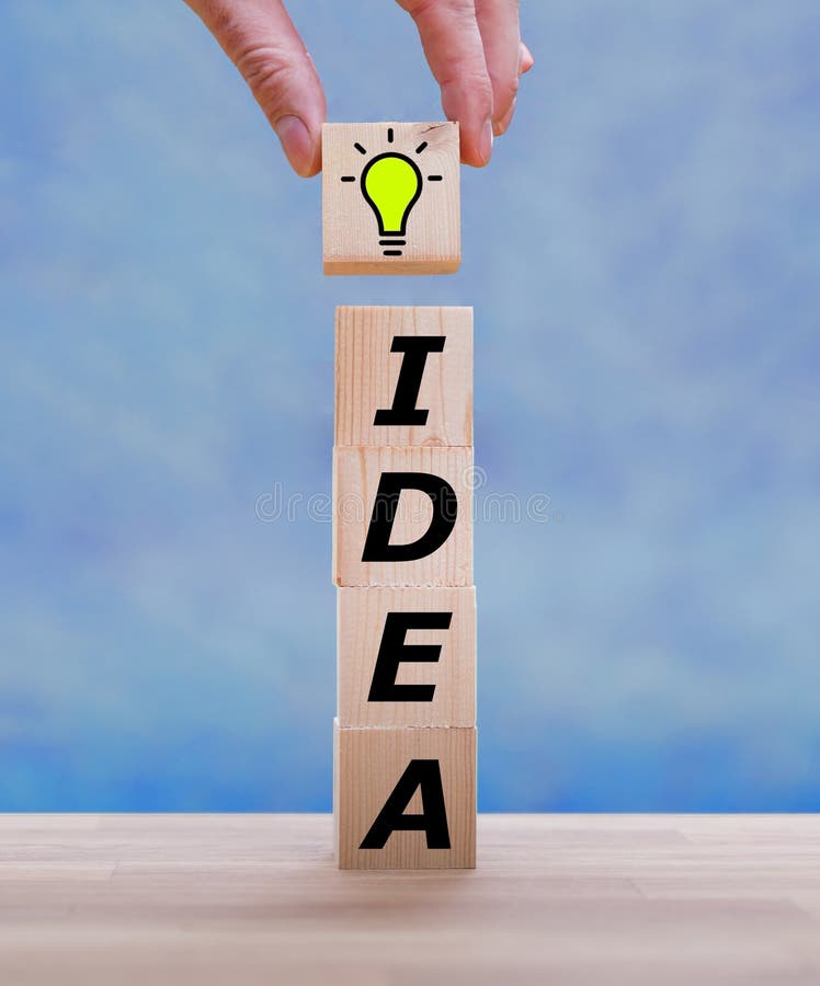 Symbol of Having a Good Idea Stock Photo - Image of help, idea: 131587962