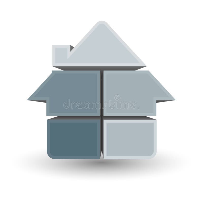 Symbol house design stock vector. Illustration of element - 86460231
