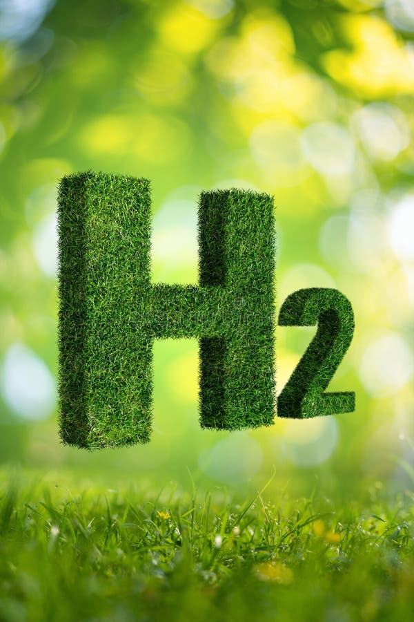 Symbol of Hydrogen H2 stock image. Image of development - 265948283