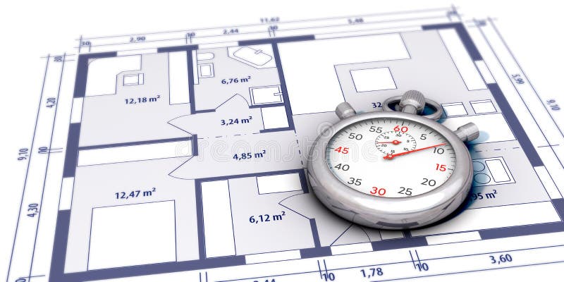 A Symbol Image on the Subject of Construction Period Stock Image ...