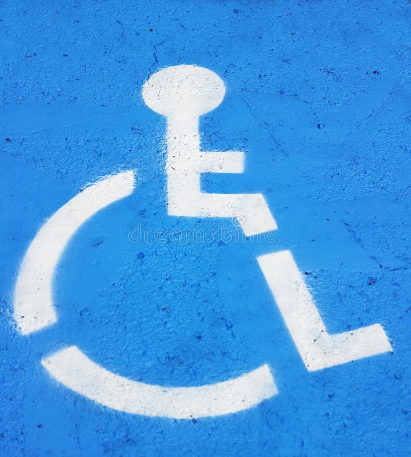 Disabled Parking Bay Sign stock image. Image of disabled - 20137567