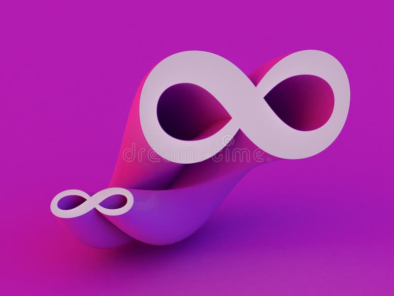 Symbol of Infinity Art Info. Combination of Figure 8. Infinity Concept ...